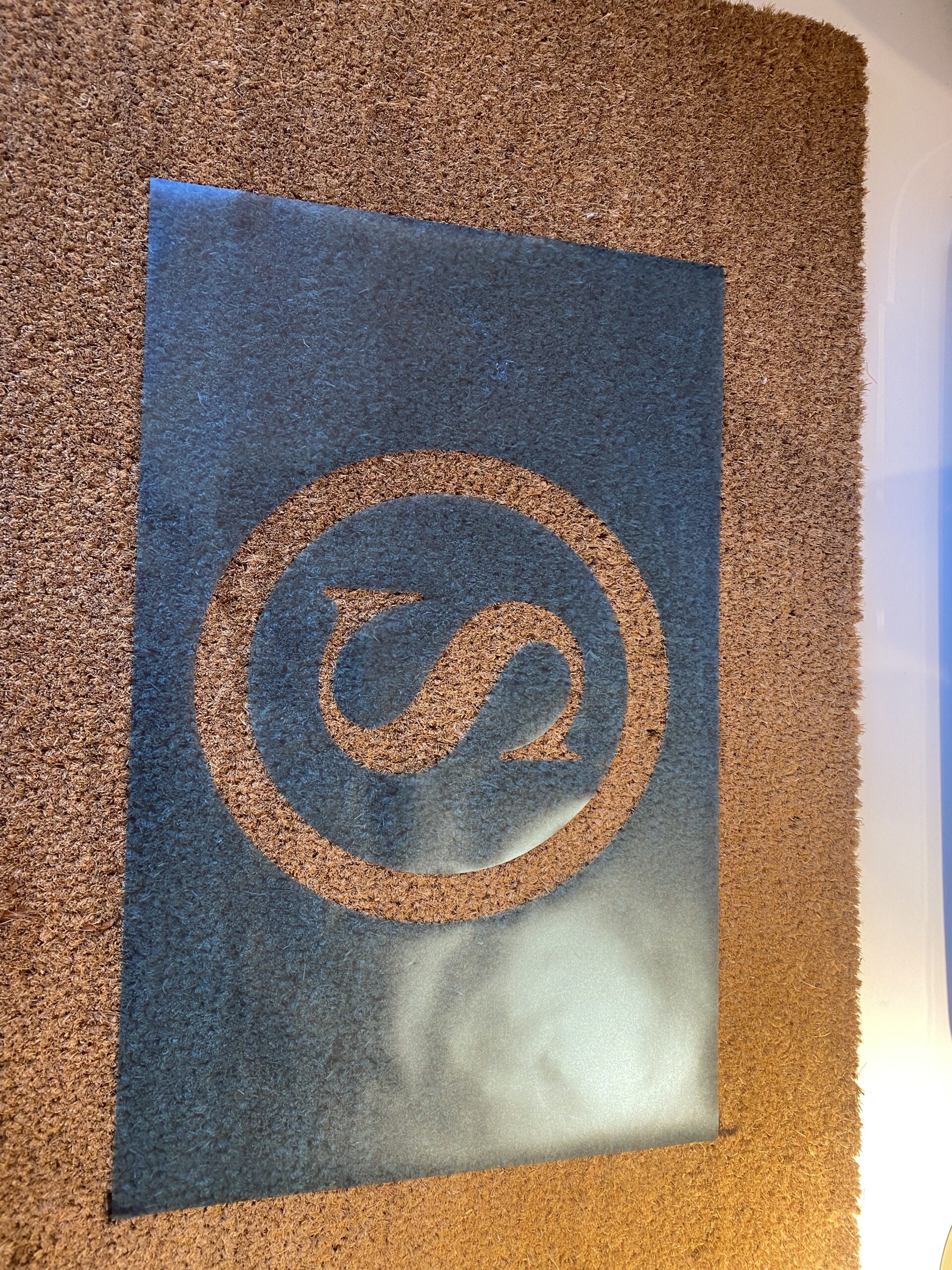 This DIY Welcome Mat is Easy to Make and a Look You'll Love For Less!