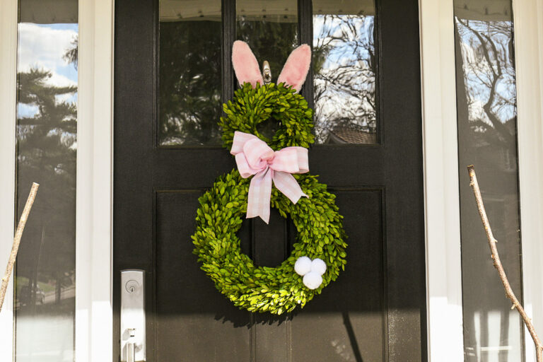 This Easy DIY Easter Wreath Idea Will Look Adorable on Your Front Door!
