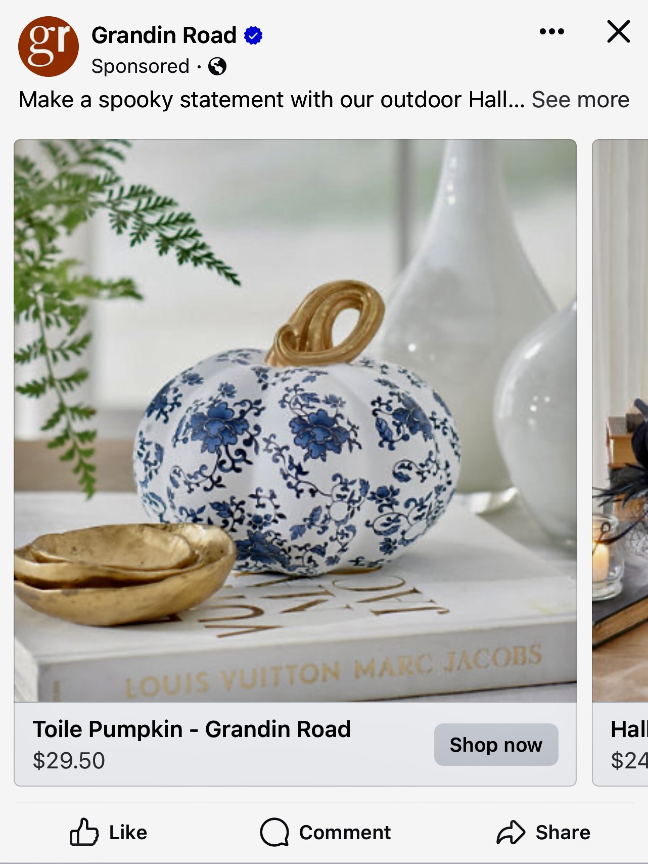 DIY Toile Pumpkins an Easy Chinoiserie Decoupage Pumpkin Idea